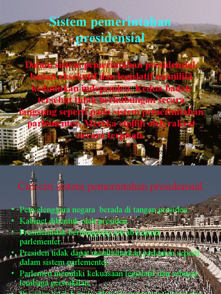 Sistem Pemerintahan Presidensial | PDF