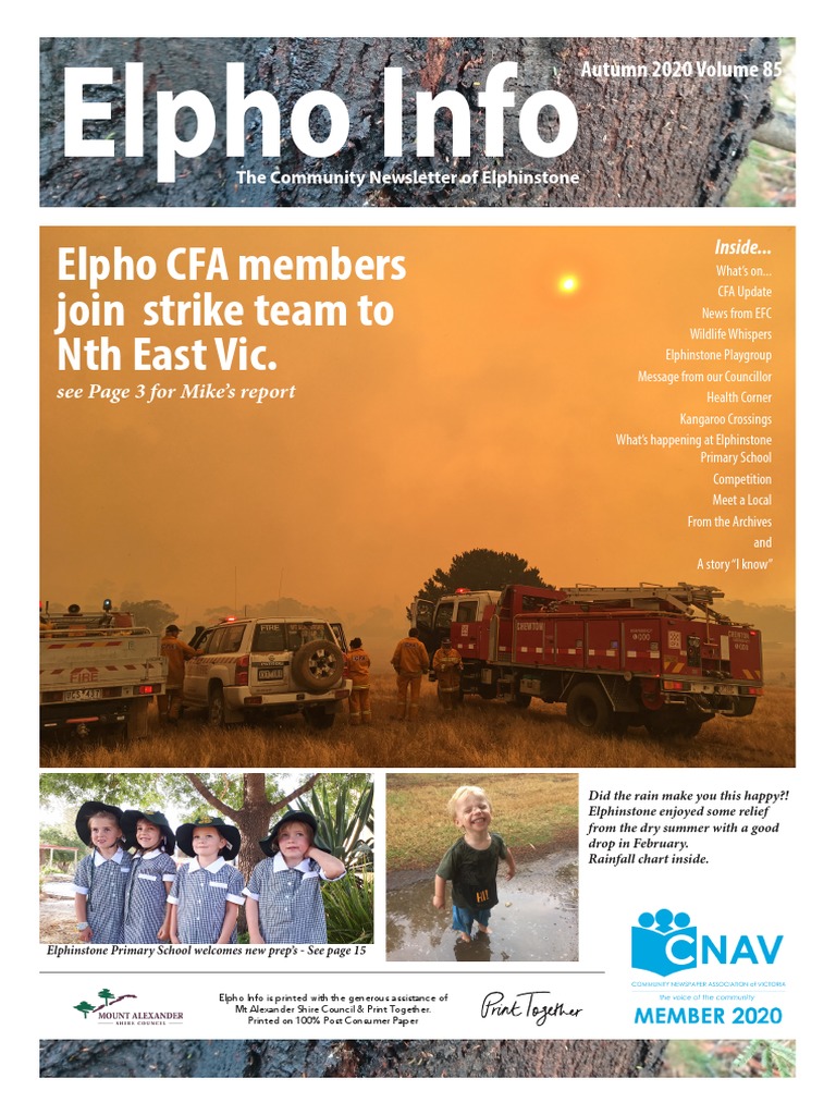 Elpho Info Vol85 March 2020 - Autumn Edition | PDF