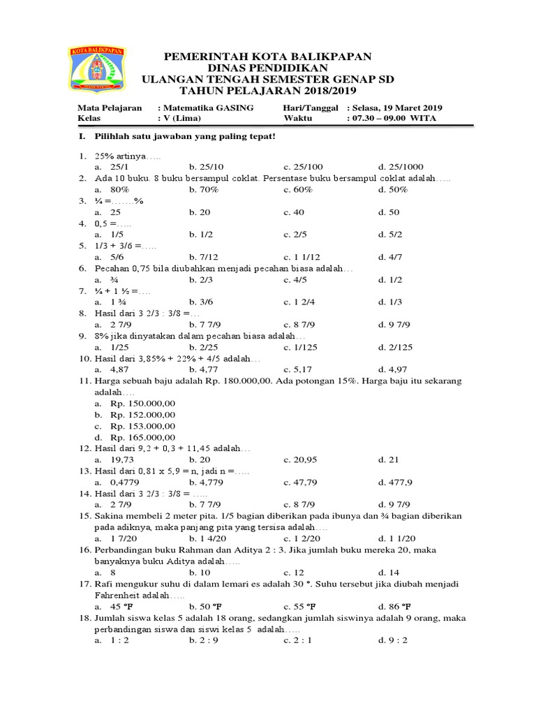 Matematika GASING | PDF | Metode & Bahan Ajar