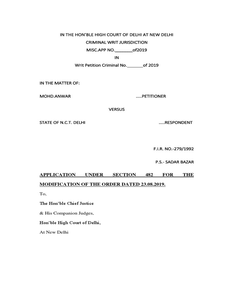 Application For Parole | PDF