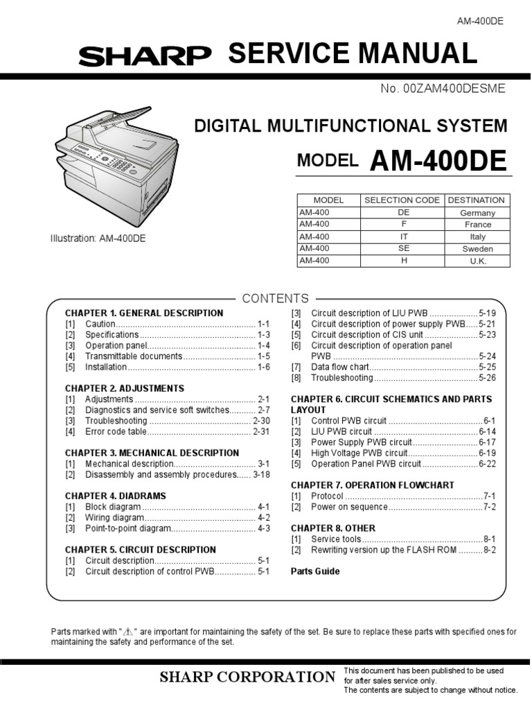 Am400 SM De-Gb | PDF