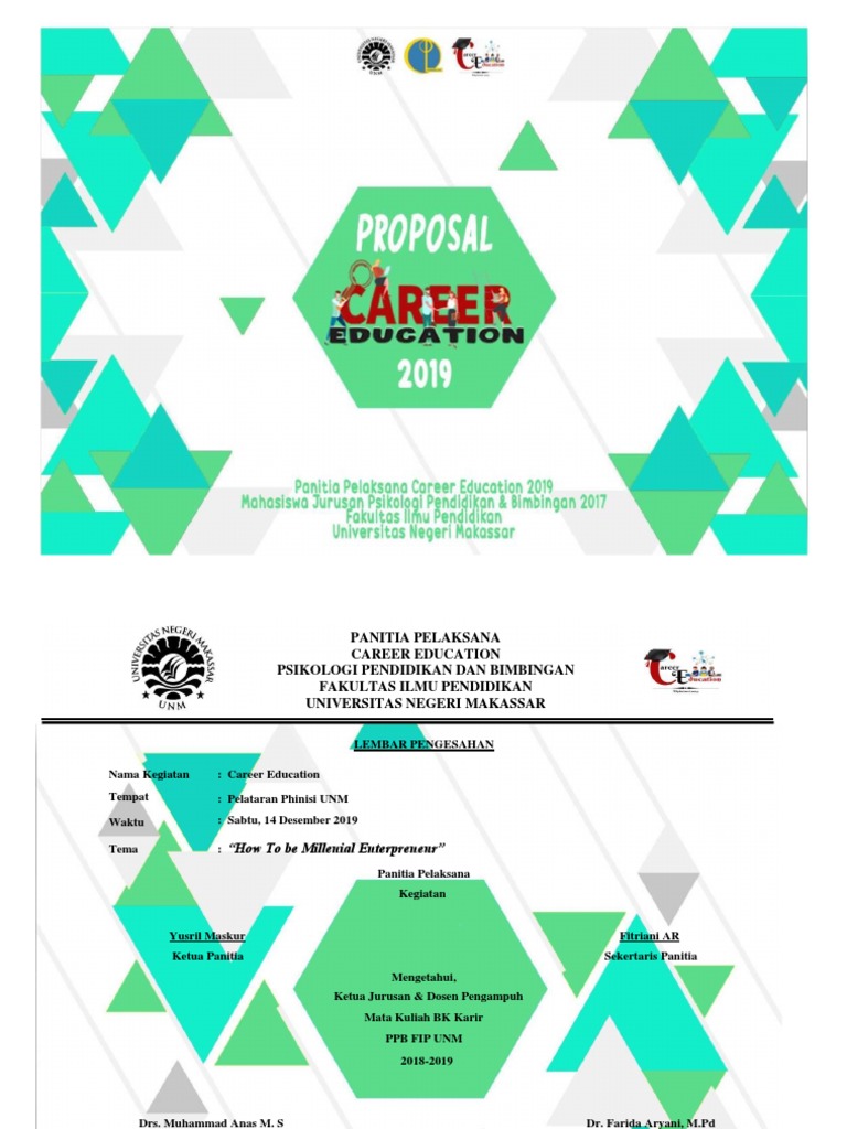 Proposal Career Education | PDF
