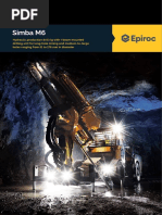 Epiroc Simba E70 S: Smart Drilling Rig | PDF | Drill | Drilling