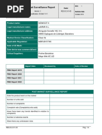 PMS Plan Template - R1 | PDF | Medical Device | Business