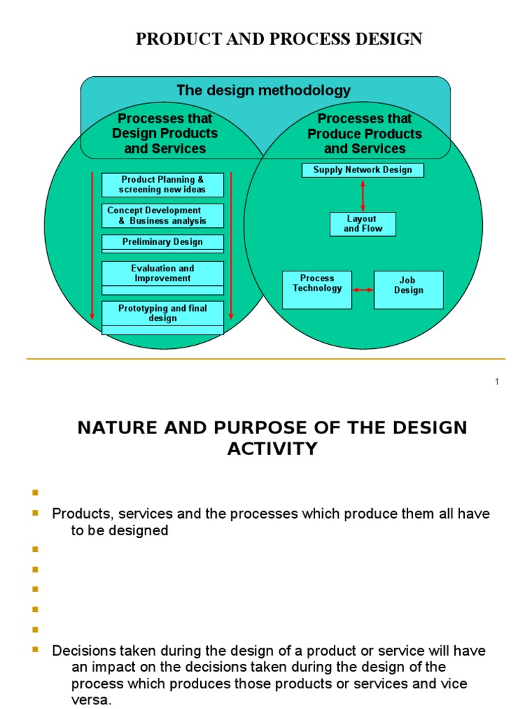 Product and Process Design | Download Free PDF | Feasibility Study | Design