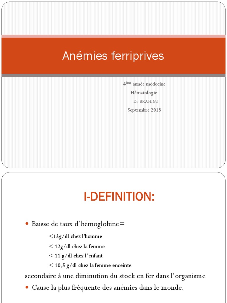 2- Anémie ferriprive.ppt