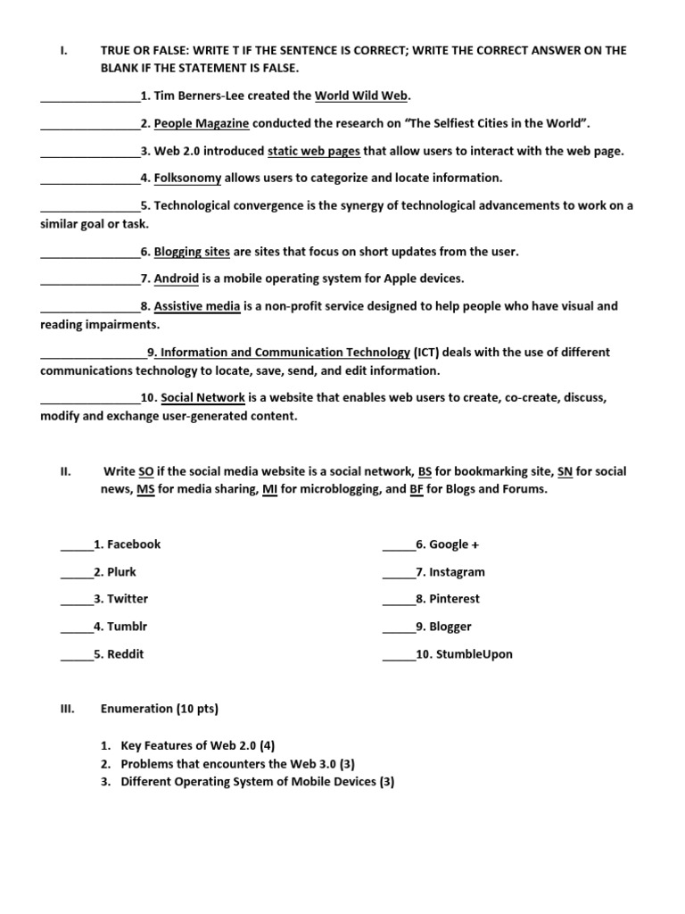 Activity Intro To Ict | PDF | Games & Activities | Computers