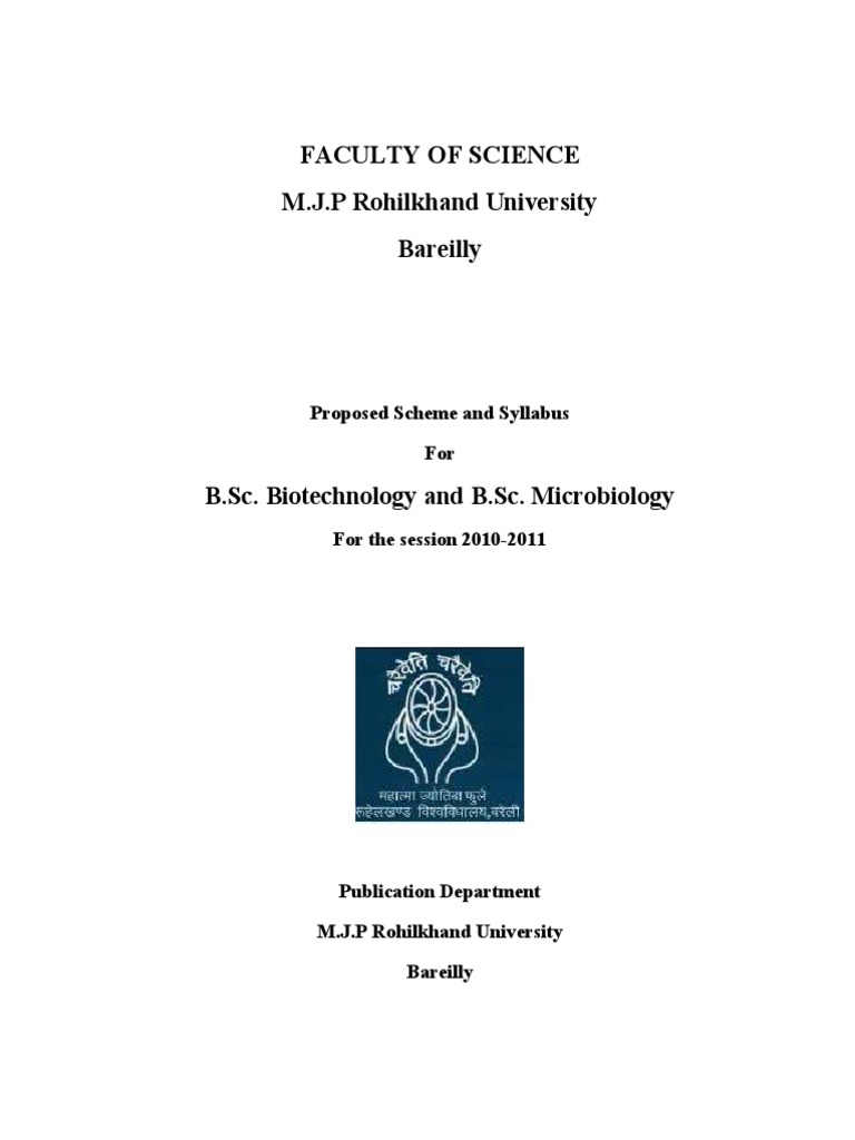 B.Sc. Biotechnology Syllabus Overview | PDF | Enzyme | Chromosome