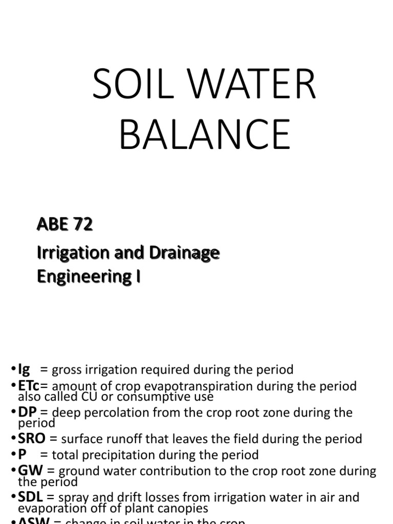 5-Irrigation Water Requirements For PDF | PDF