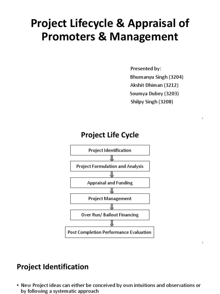 Appraisal of Promoters & Management | PDF | Finance & Money Management ...