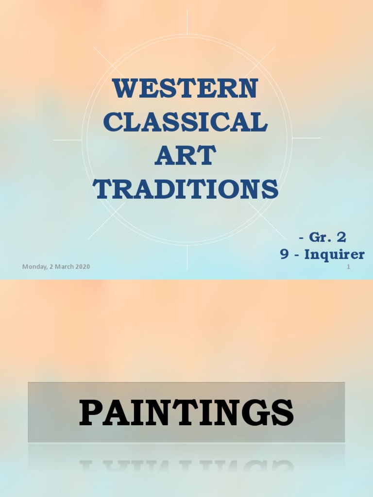 Western Classical Art Overview | PDF