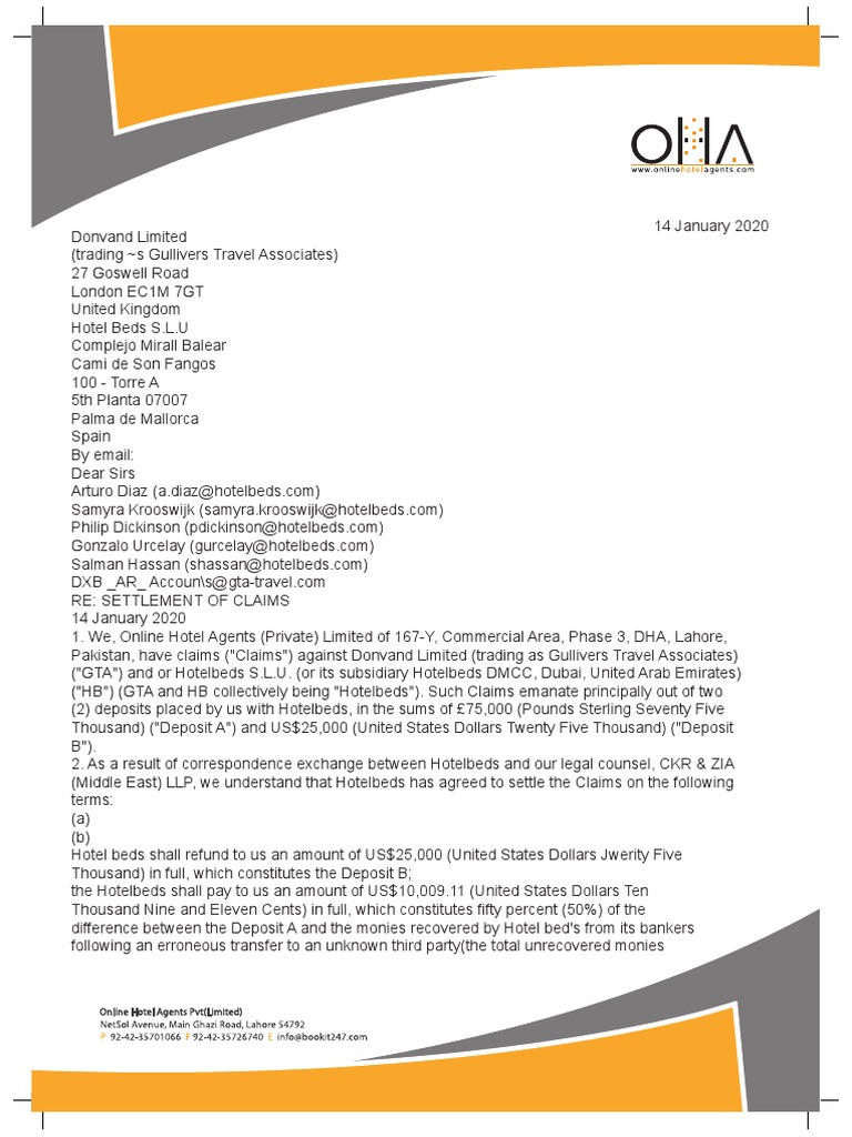 OHA Letterhead | PDF