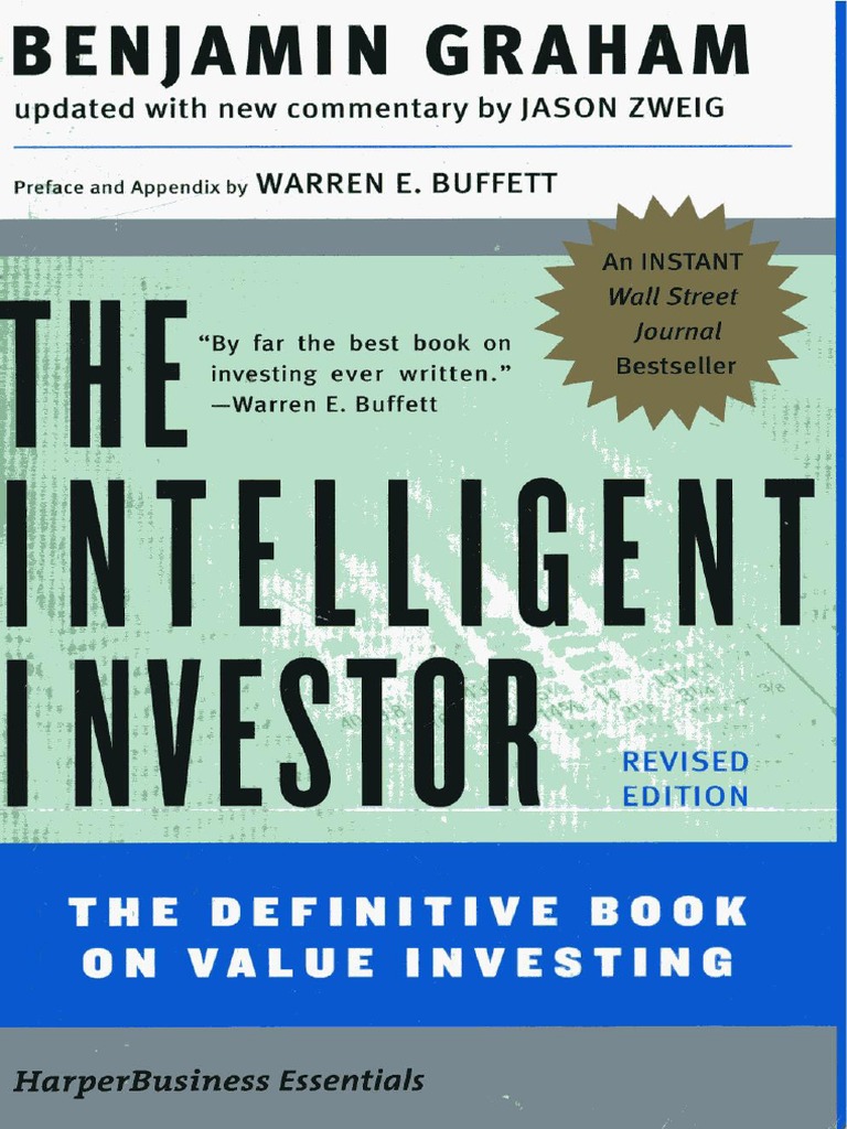 Graham Benjamin - The Intelligent Investor - The Definitive Book of ...