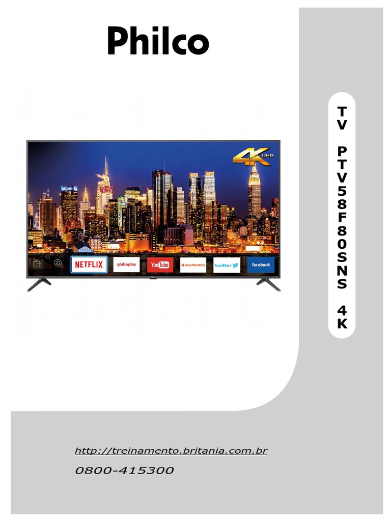 TV Ptv58f80sns 4k Biv V.B | PDF