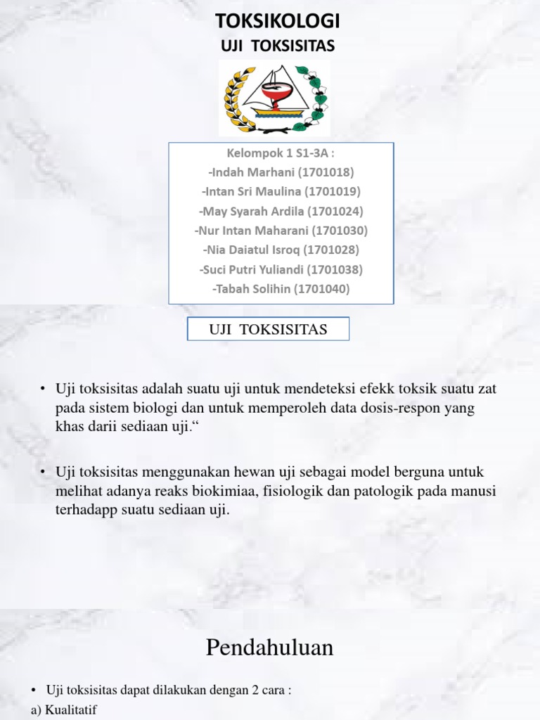 Uji Toksisitas S1-3A | PDF