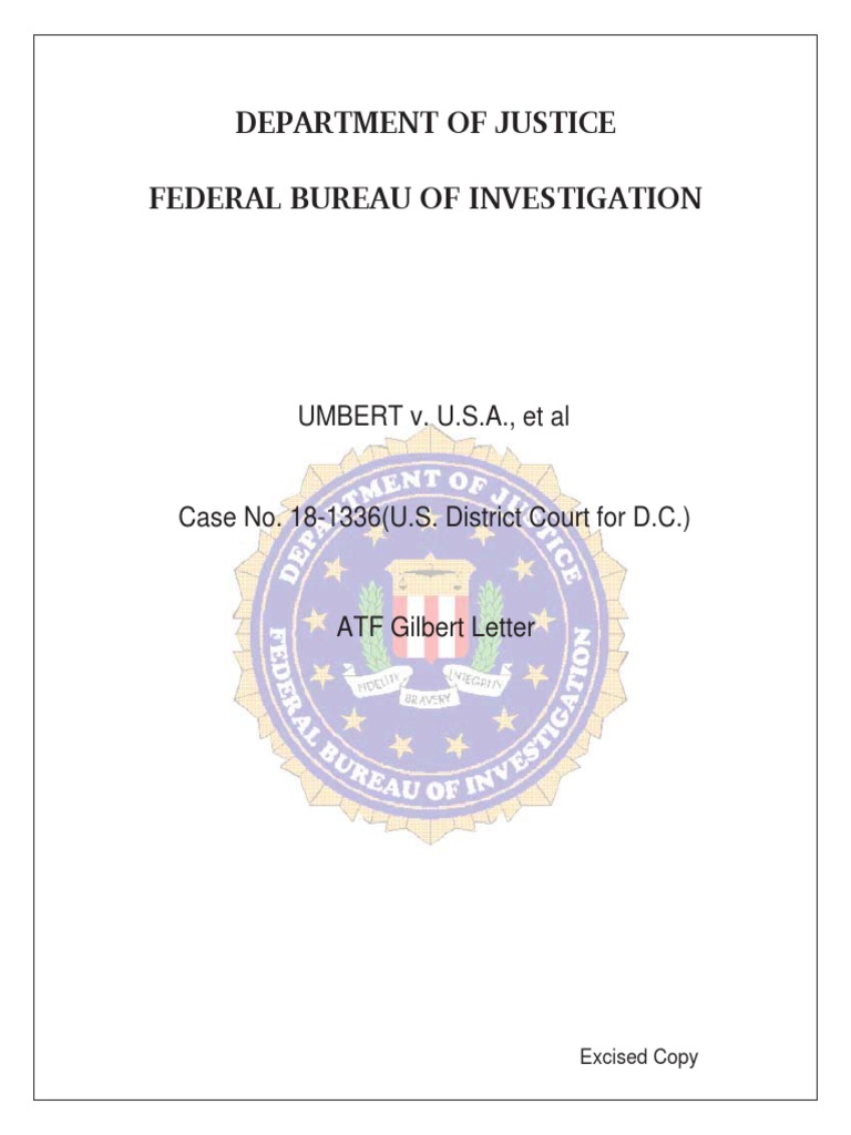 FBI To ATF Letter Regarding NICS Checks On NFA | PDF