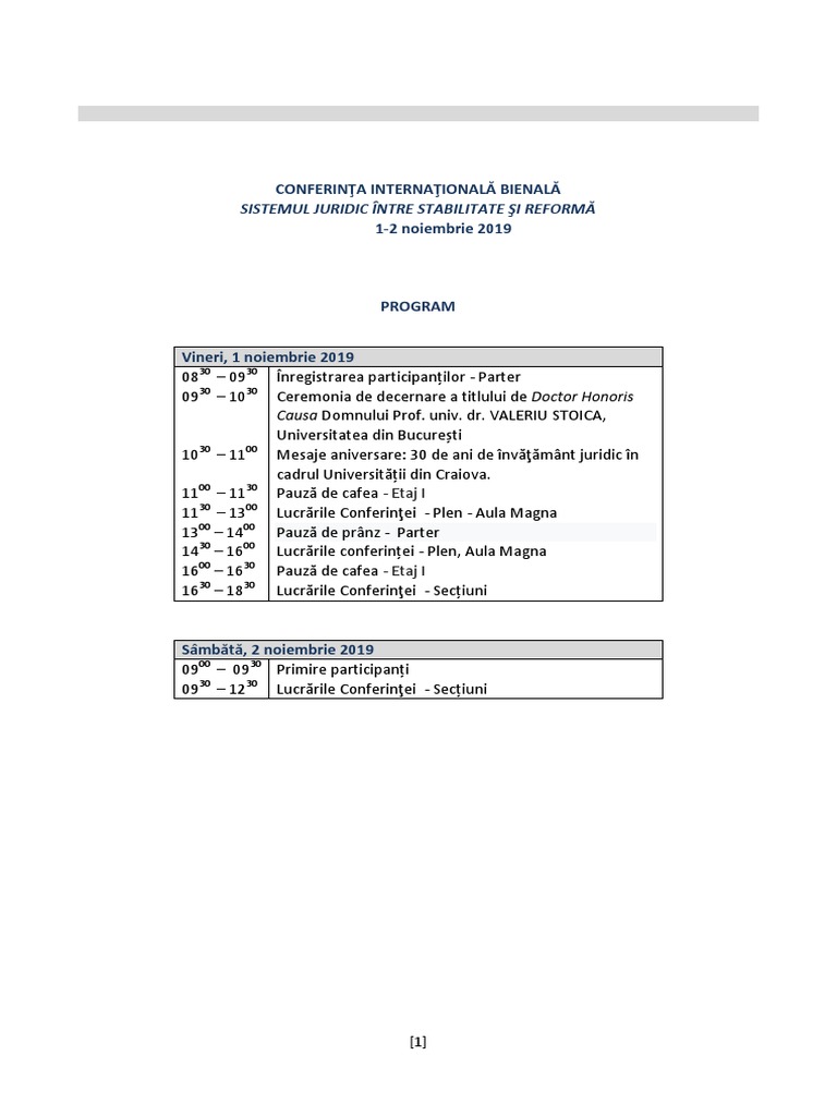9861 - Program CIB 2019 | PDF
