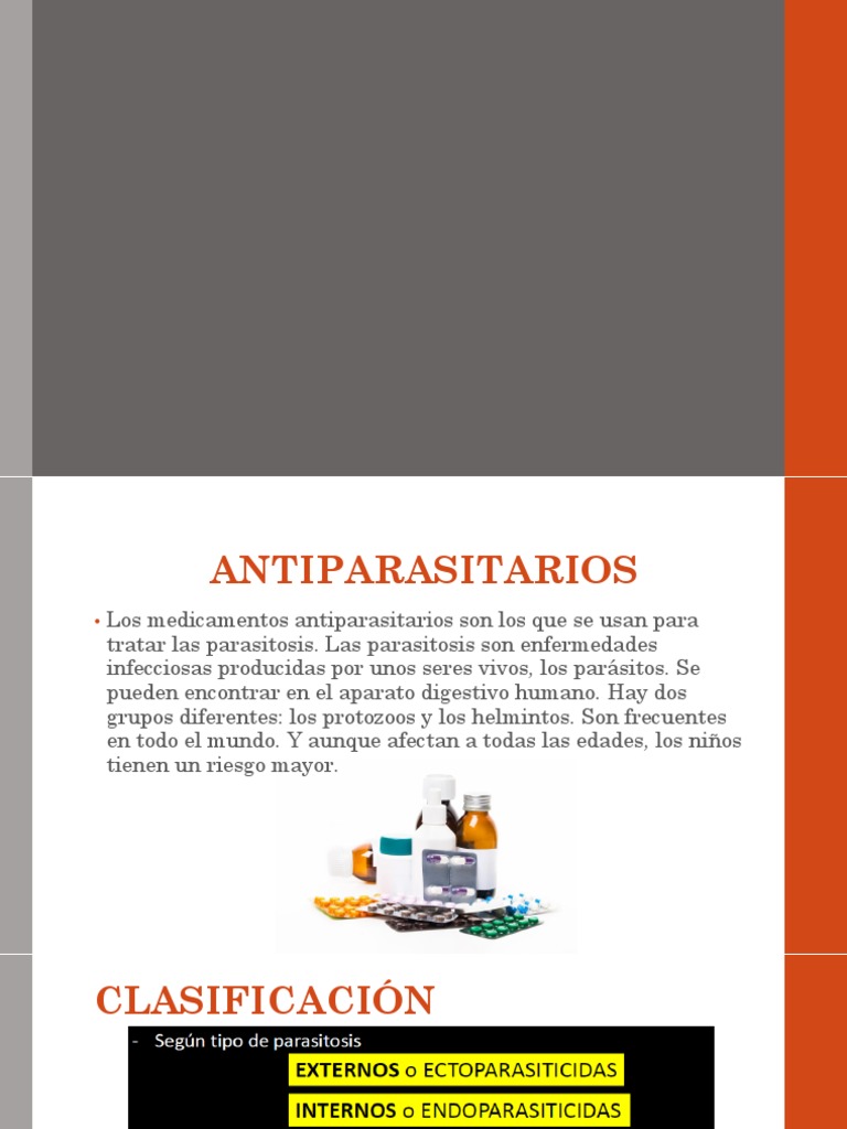 Antiparasitario | PDF | Tratamientos médicos | Biocidas