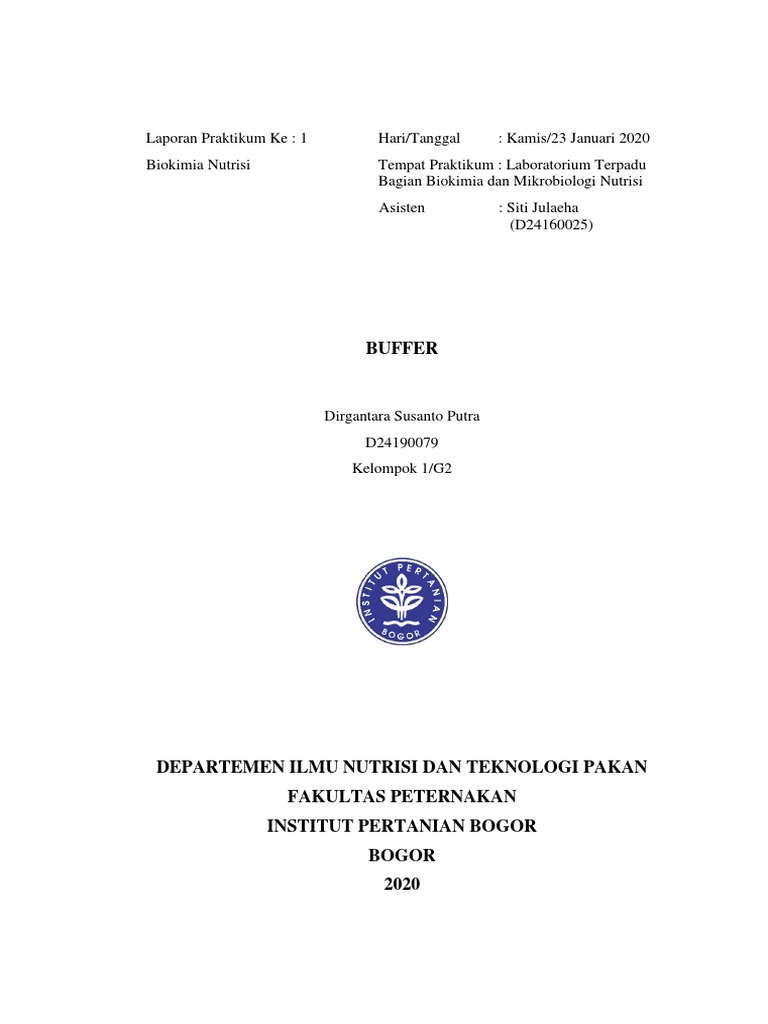 Analisis Buffer dan Titrasi Asam Basa | PDF