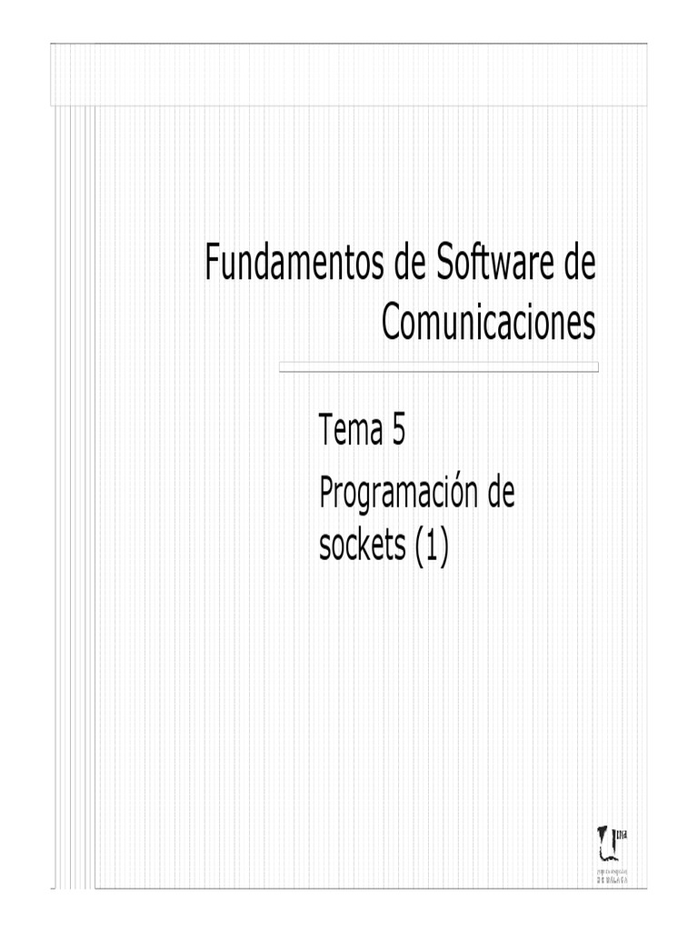 Tema3.1 (Socket UDP) | PDF | Zócalo de red | Protocolo de Control de Transmisión