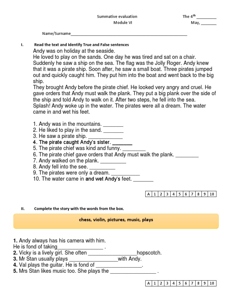 Summative Evaluation m7 | PDF