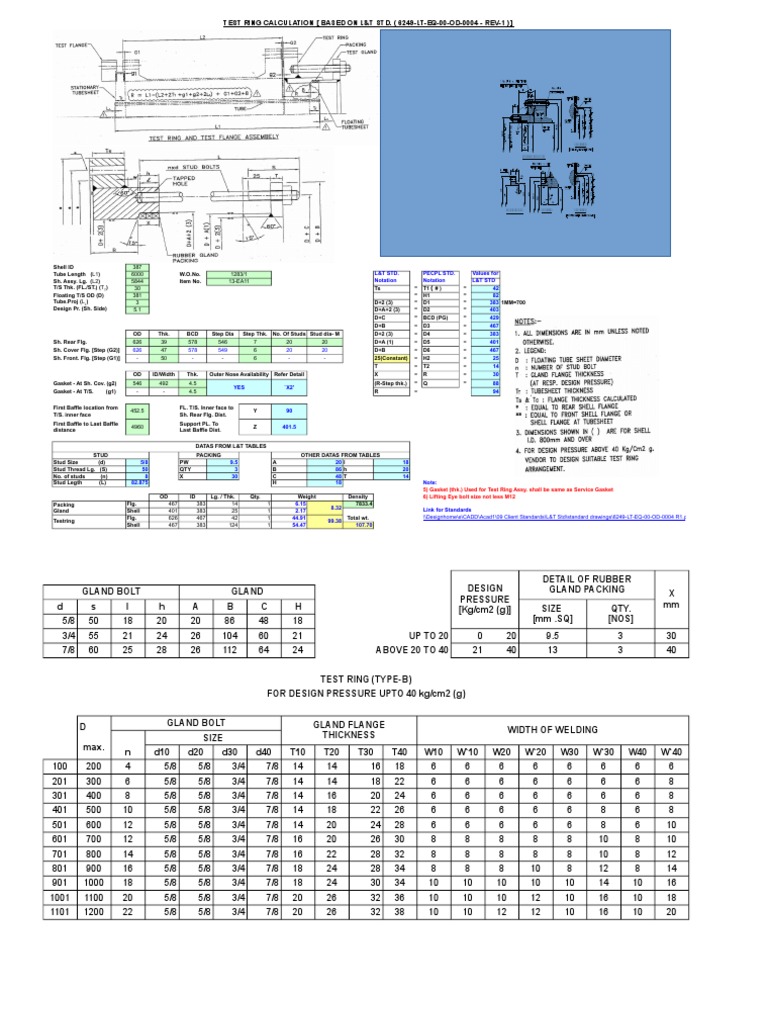 TEST RING For AES HE | PDF | Joining | Mechanical Engineering