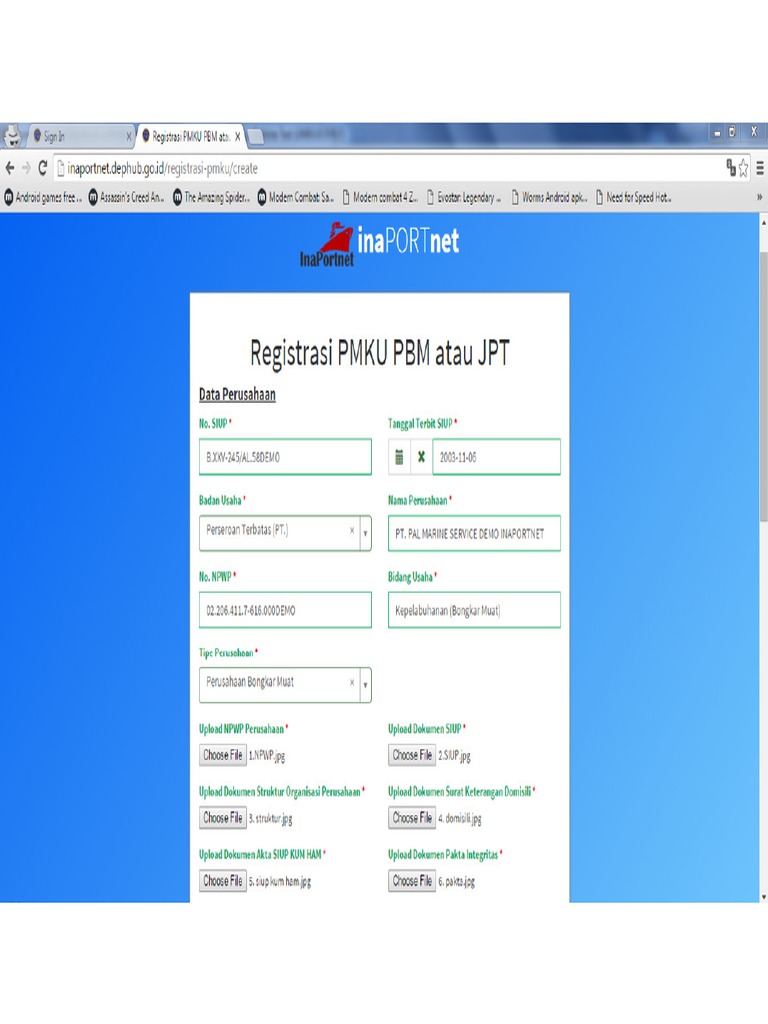 Panduan Registrasi Pmku Dan User PBM JPT PDF | PDF