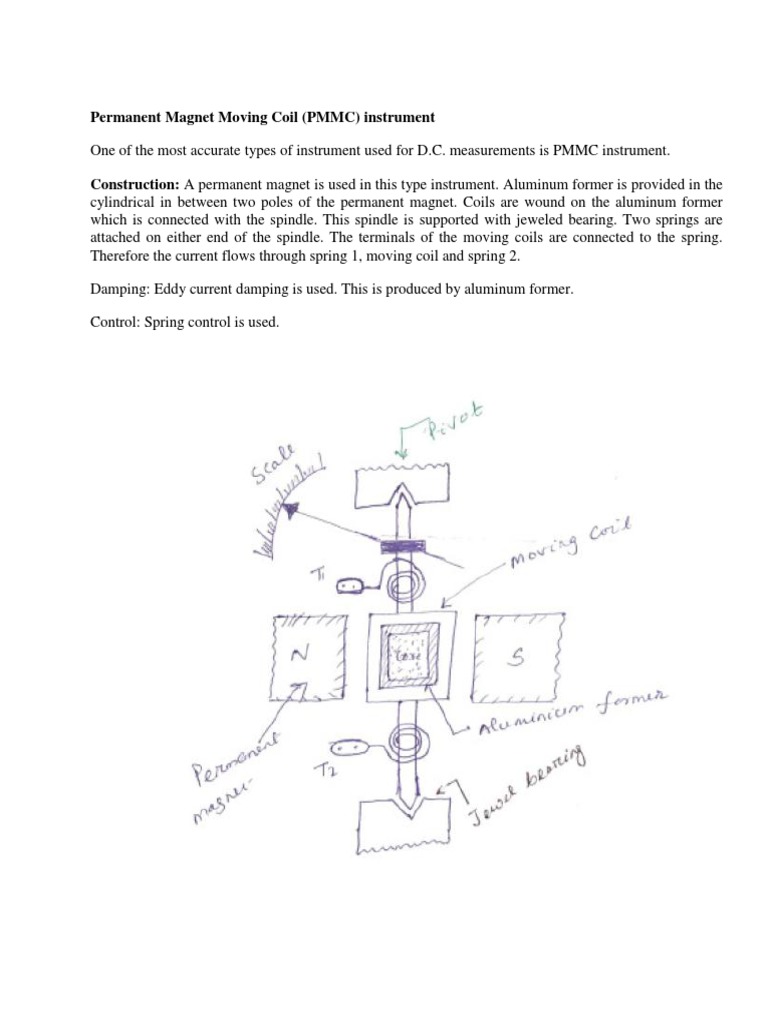 Permanent Magnet Moving Coil PDF | PDF