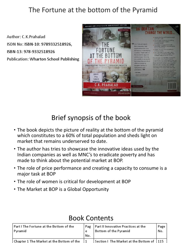 The Fortune at The Bottom of Pyramid | PDF | Poverty | Poverty ...