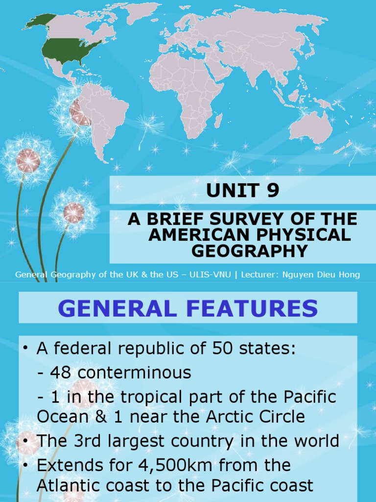 Week 10 - Unit 9 - US Physical Geography | PDF | Climate | North America