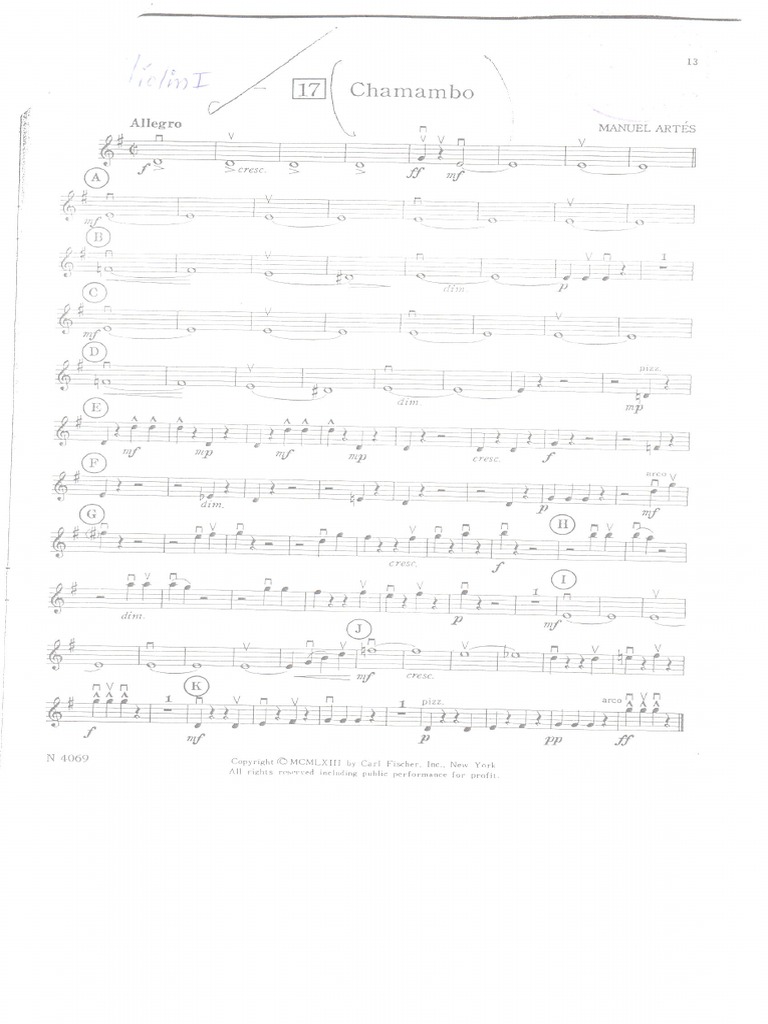 Chamambo Partitura PDF | PDF