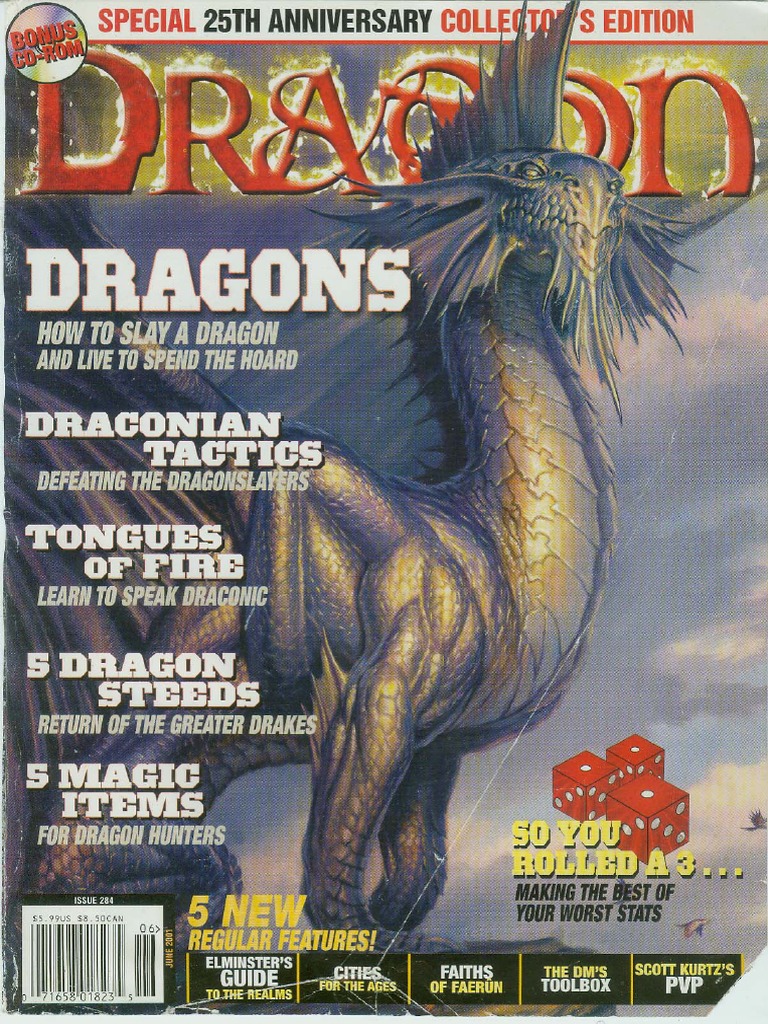 Dragon Magazine #284 - Dragon Hunting | PDF