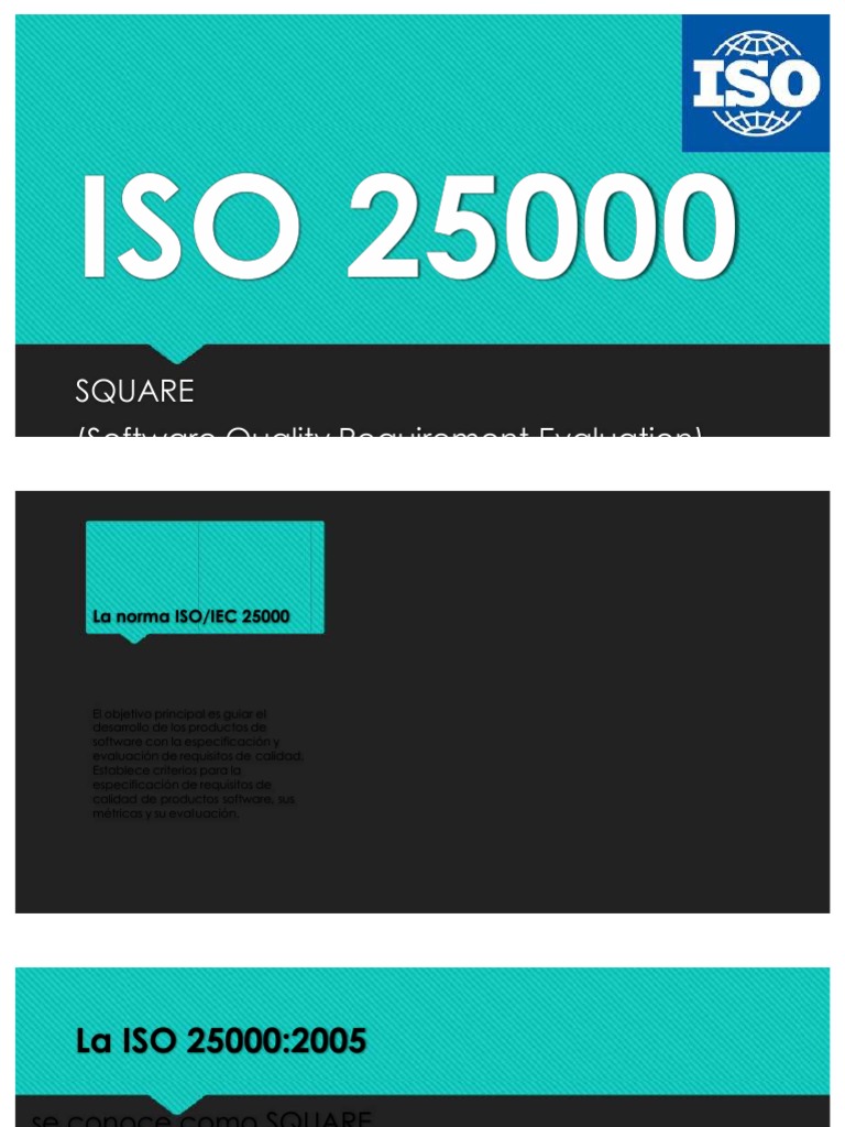 Iso 25000 | PDF