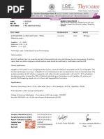 Thyrocare report | PDF | Creatinine | Clinical Medicine