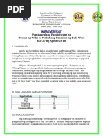 Pangwakas Na Mensahe Sa Buwan NG Wika | PDF