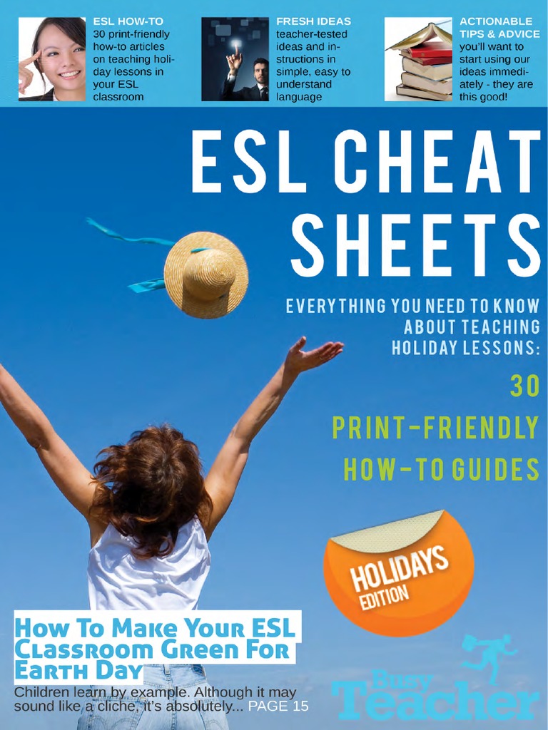 30 Busy Teacher's ESL Cheat Sheets Holidays PDF | PDF | Valentine's Day ...
