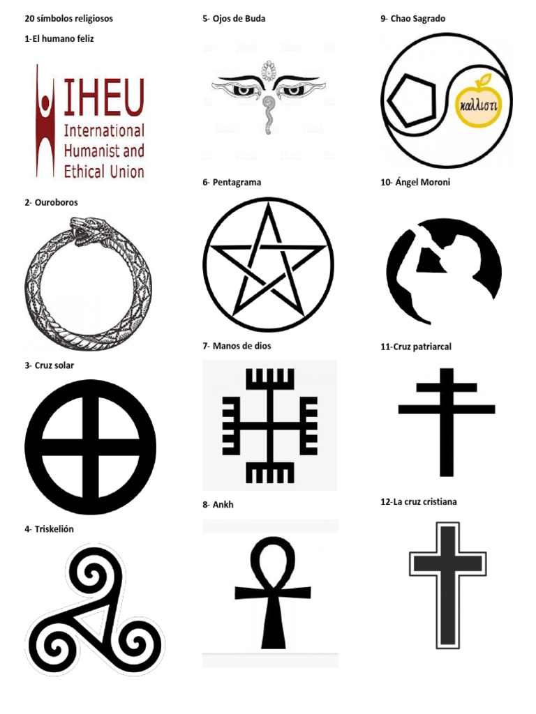 Símbolos Religiosos Y Sus Significados 40 Símbolos De Protección Y