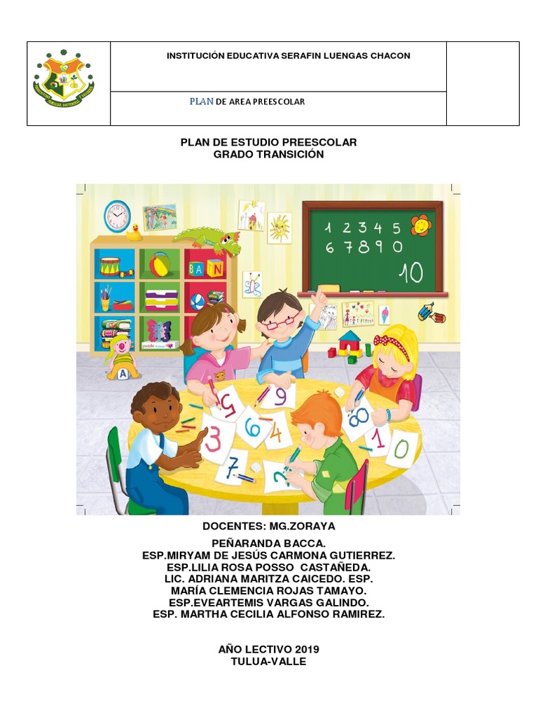 Plan de Estudios Preescolar 2020 | PDF | Educación de la primera ...