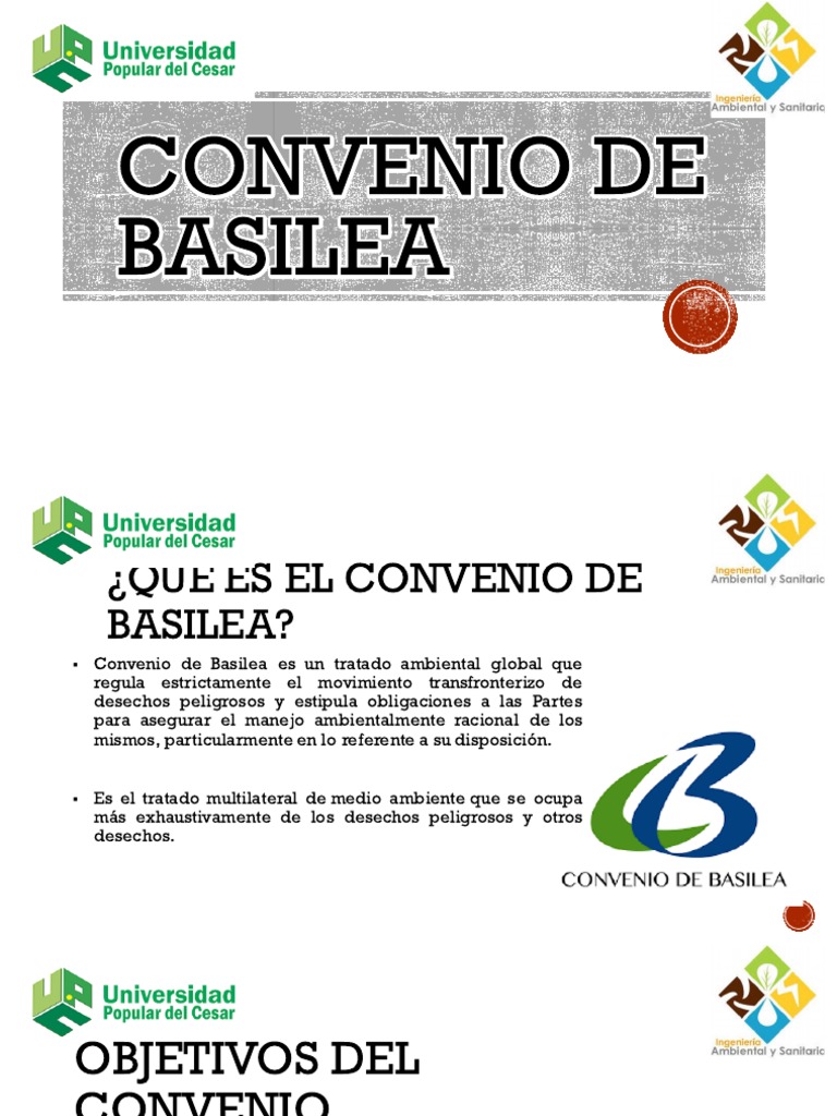 CONVENIO DE BASILEA Exp | Descargar gratis PDF | Residuos | Economias