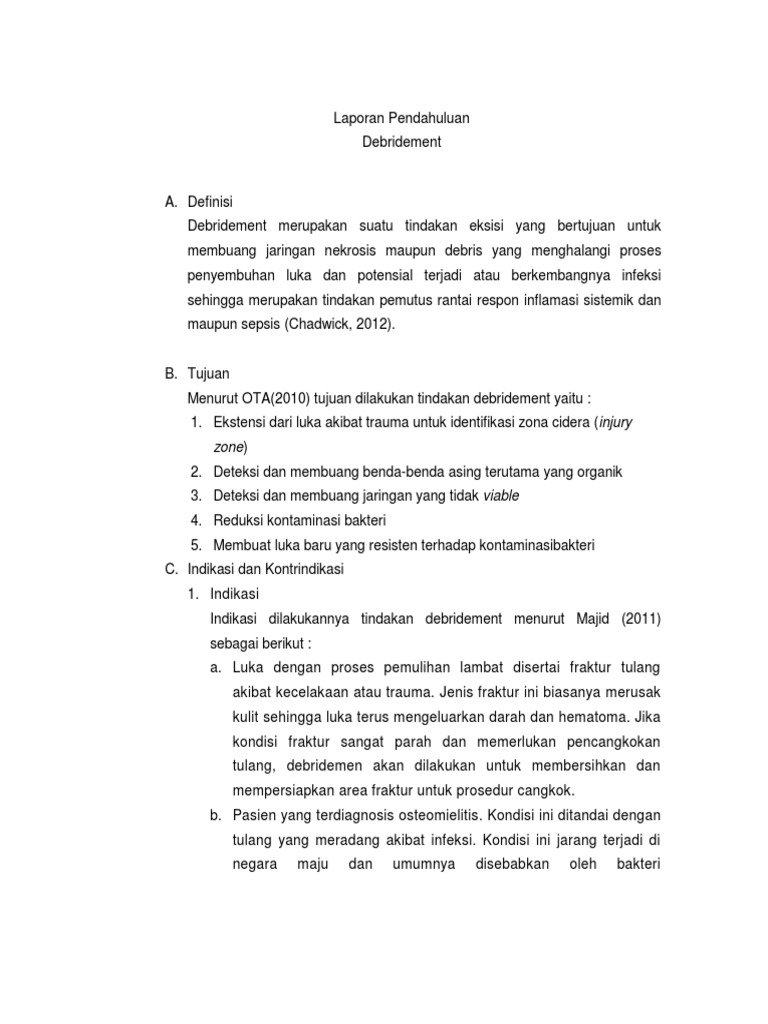 LP Debridement | PDF