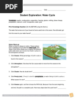 Water Cycle Exploration Guide | PDF | Water Cycle | Water