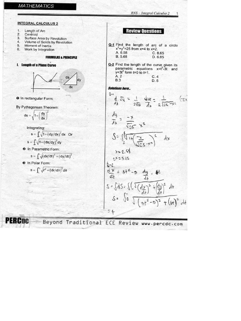 Integral Calculus 2 | PDF
