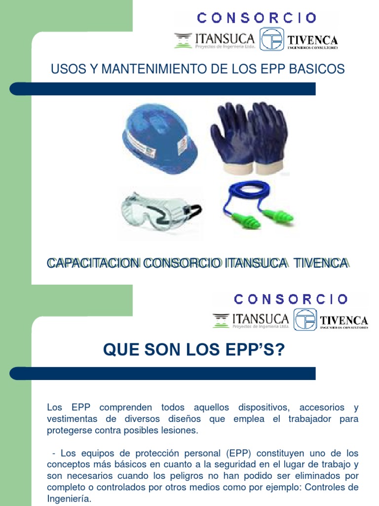 Epp Basicos | PDF | Guante | Bota