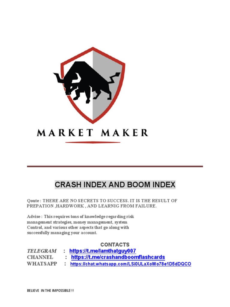Crash and Boom Strategy | Download Free PDF | Market Trend | Financial ...