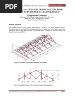 Truss Calculation | PDF | Truss | Structural Load