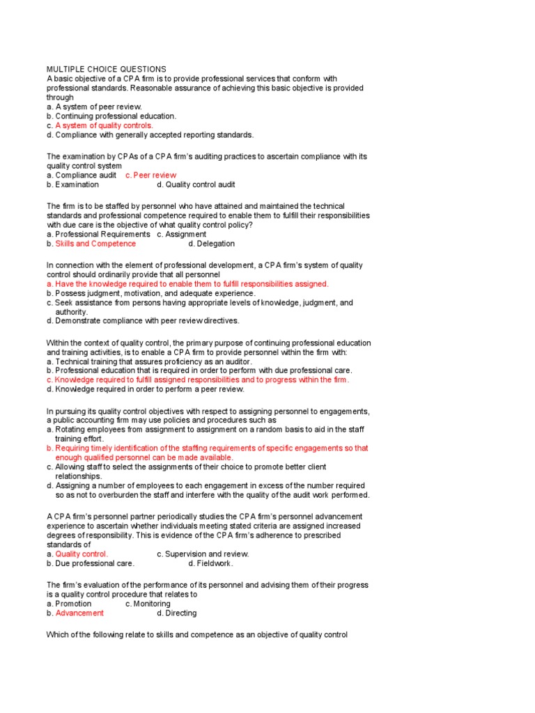 GAAS and Quality Control | PDF | Financial Audit | Auditor's Report