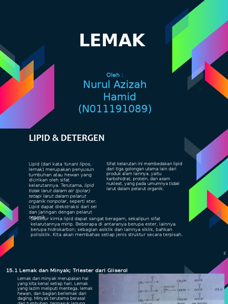 Lemak (Nurul Azizah Hamid) | PDF