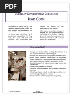 Job Description Commis I | PDF | Chef | Kitchen