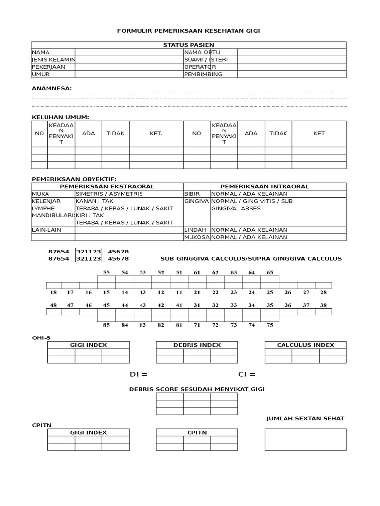 Form Gigi | PDF