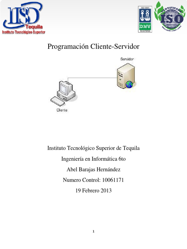 Modelo Cliente Servidor | PDF | Middleware | Servidor (Computación)